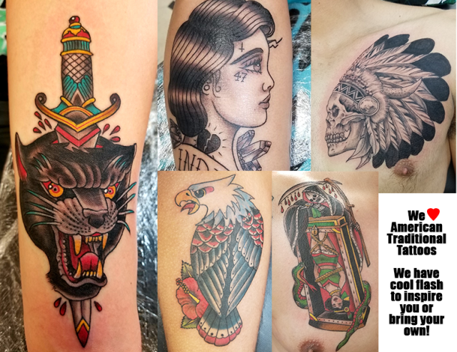 Traditional Neck Tattoos